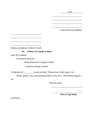 filing name change Doc Template | pdfFiller