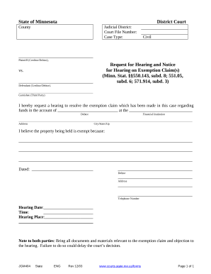 hearing notice Doc Template | pdfFiller