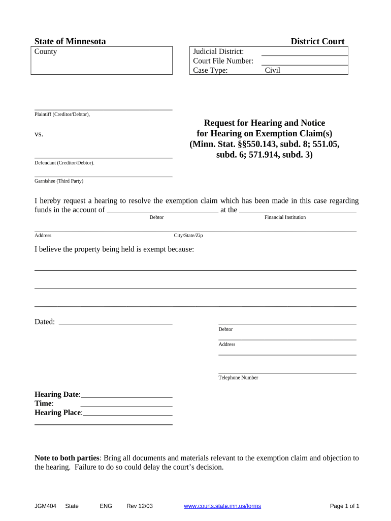 hearing notice Doc Template | pdfFiller