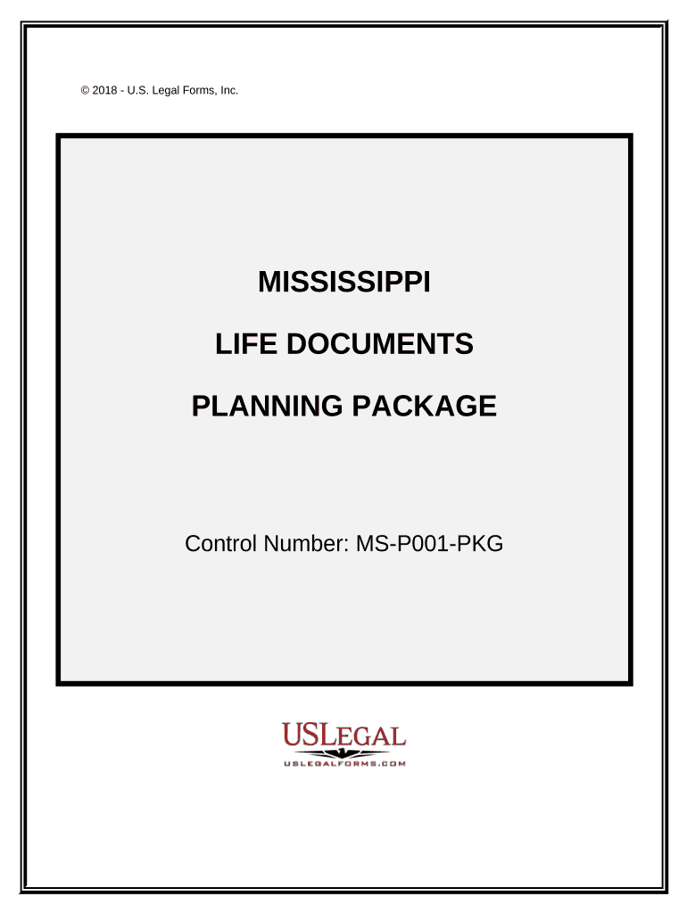 Mississippi Life Documents Planning Package, including Will, Power of ...