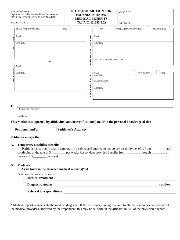 Workers compensation nj settlement chart: Fill out & sign online | DocHub