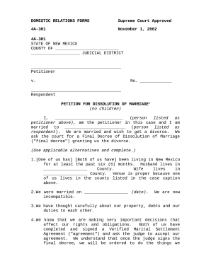 new mexico dissolution Doc Template | pdfFiller