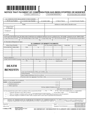 new york compensation ny Doc Template | pdfFiller