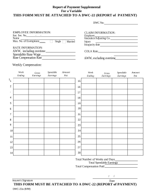 payment workers Doc Template | pdfFiller