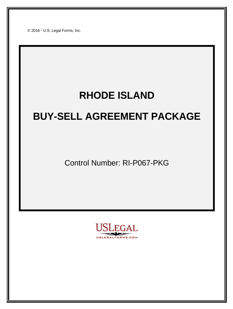 Buy Sell Agreement Package - Rhode Island: Fill out & sign online | DocHub