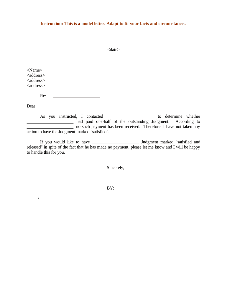 Letter Payment Template Fill Out Sign Online DocHub