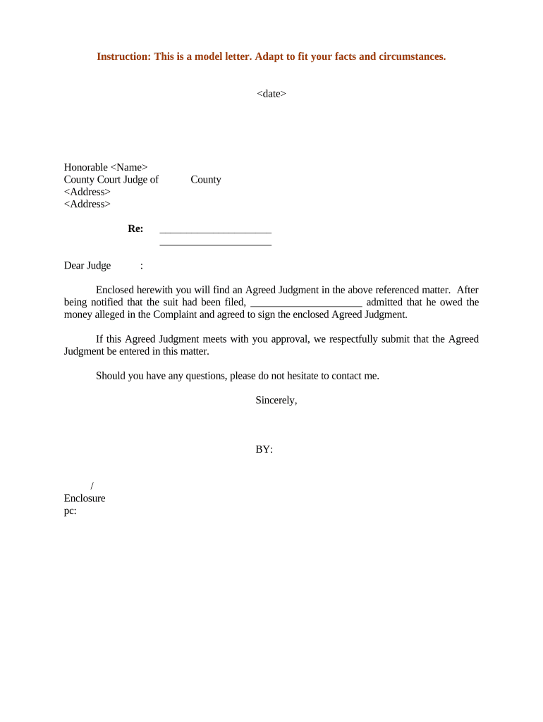 Letter Judge Form Fill Out Sign Online DocHub