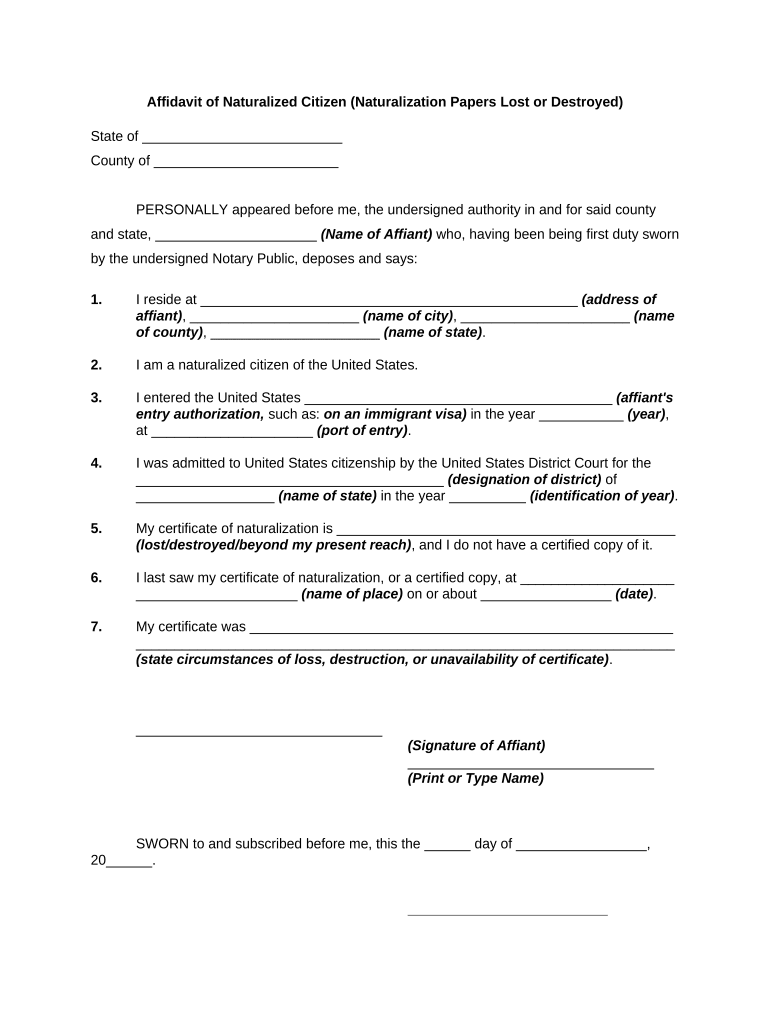 Naturalized citizenship: Fill out & sign online | DocHub