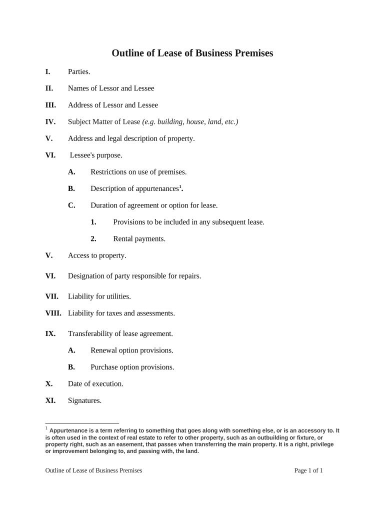 lease business premises agreement Doc Template | pdfFiller