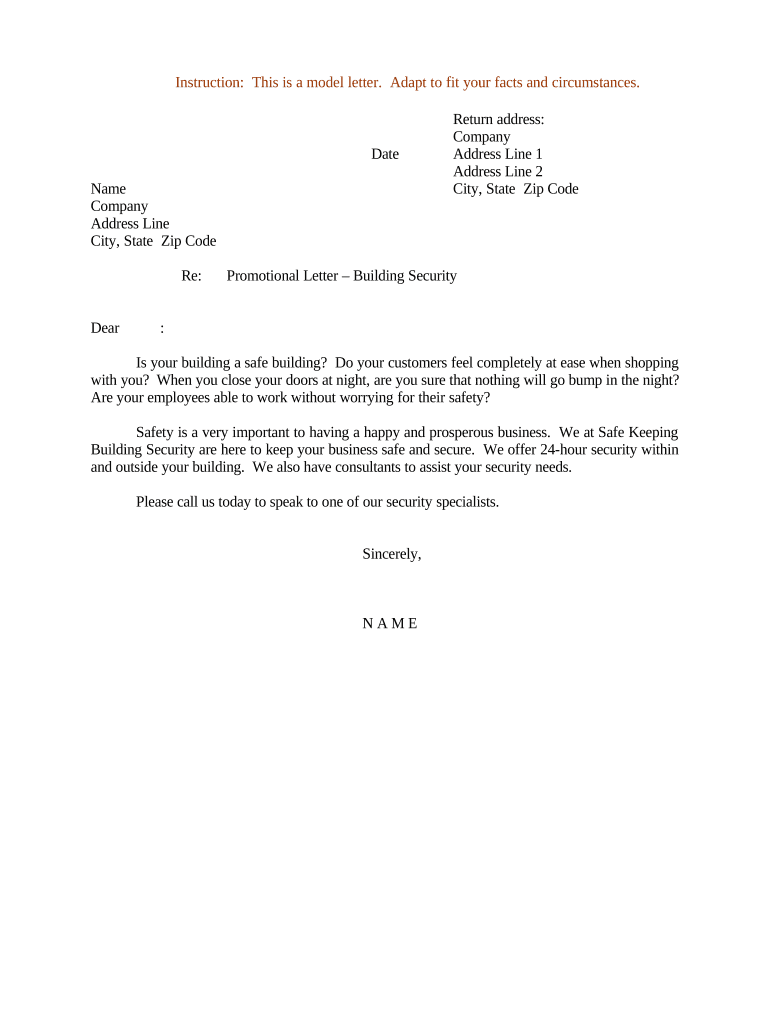 sample letter building Doc Template | pdfFiller