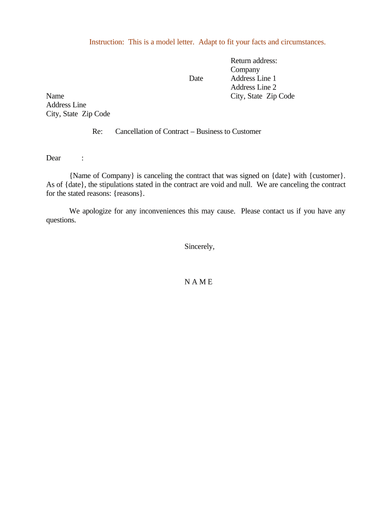 Sample Letter Contract Doc Template PdfFiller