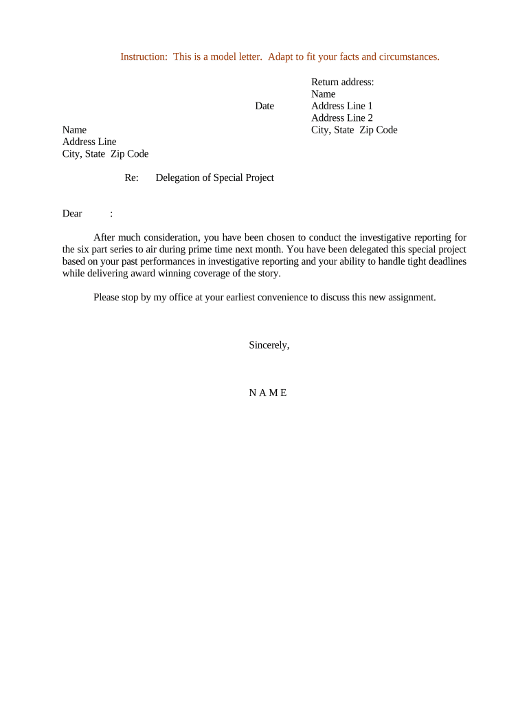 Delegation Doc Template PdfFiller