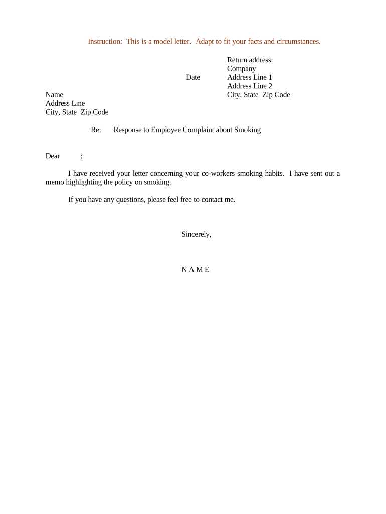 Employee Complaint Doc Template PdfFiller Employee Complaint Doc Template PdfFiller