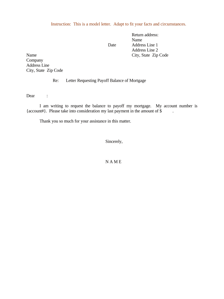 Reing Payoff Doc Template PdfFiller