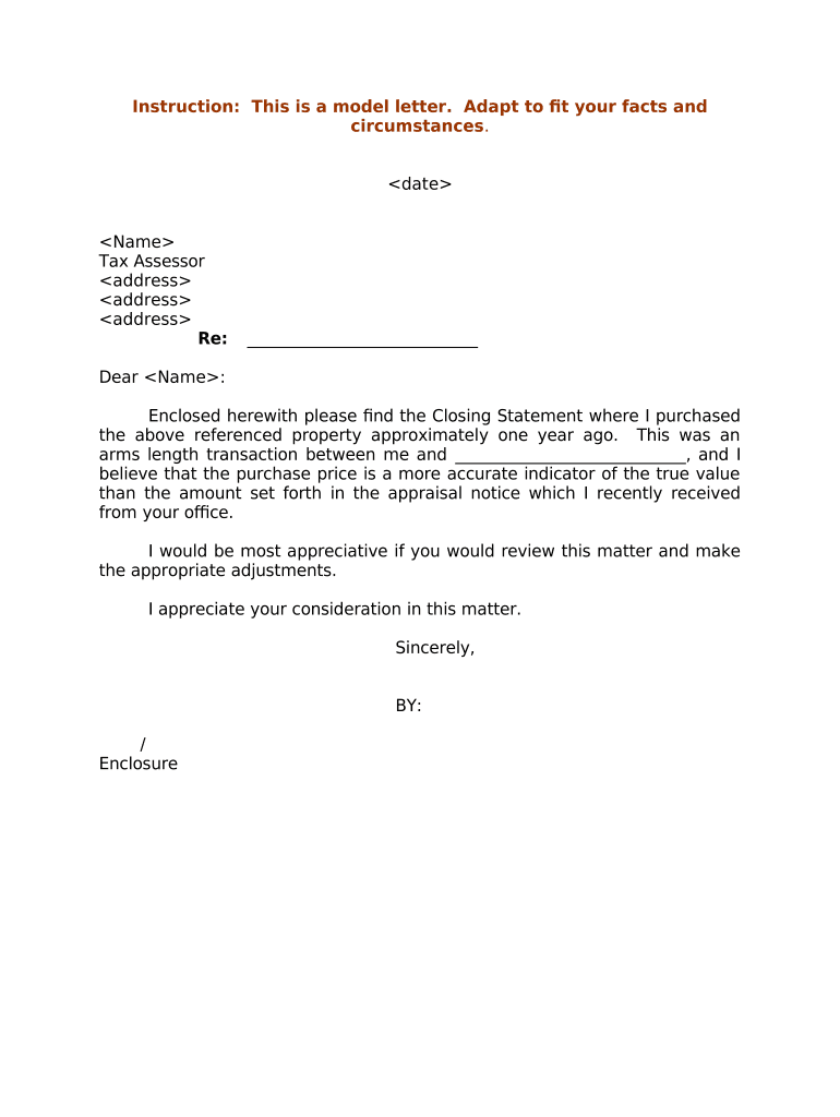 Sample Letter For Closing Statement Doc Template PdfFiller