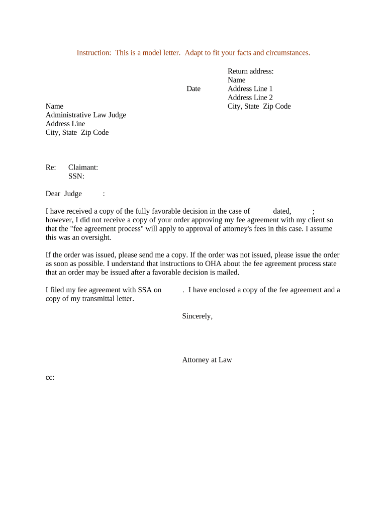 Letter To The Judge Template