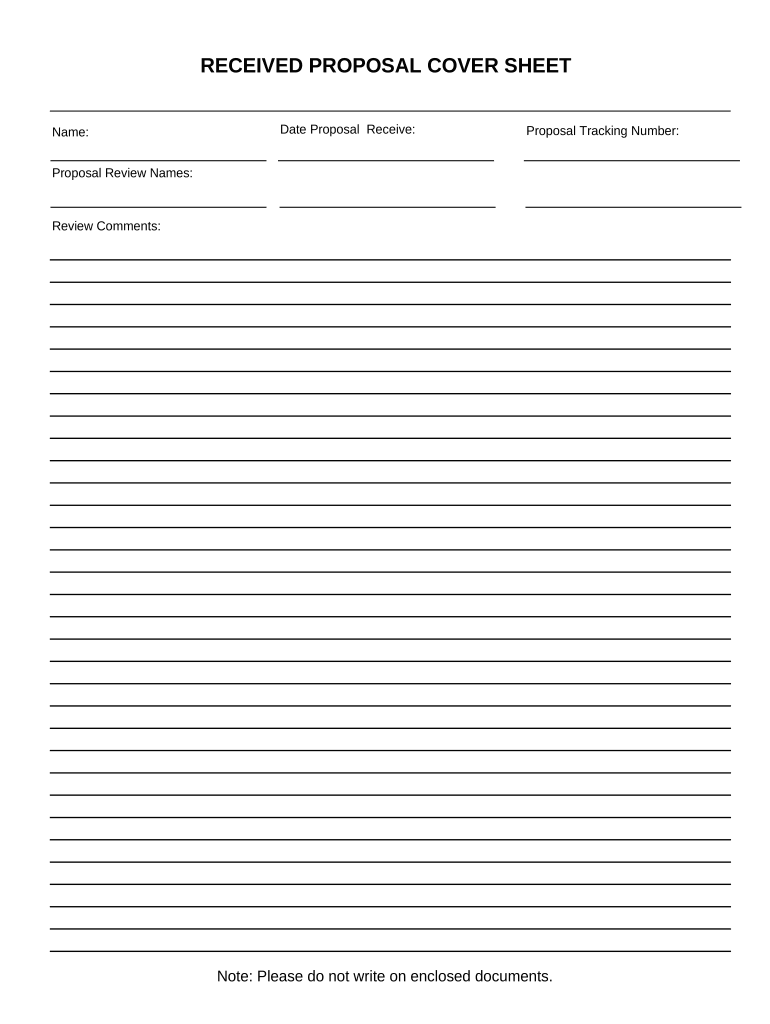 Cover Sheet Doc Template PdfFiller