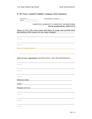 Limited Liability Company Forms | DocHub