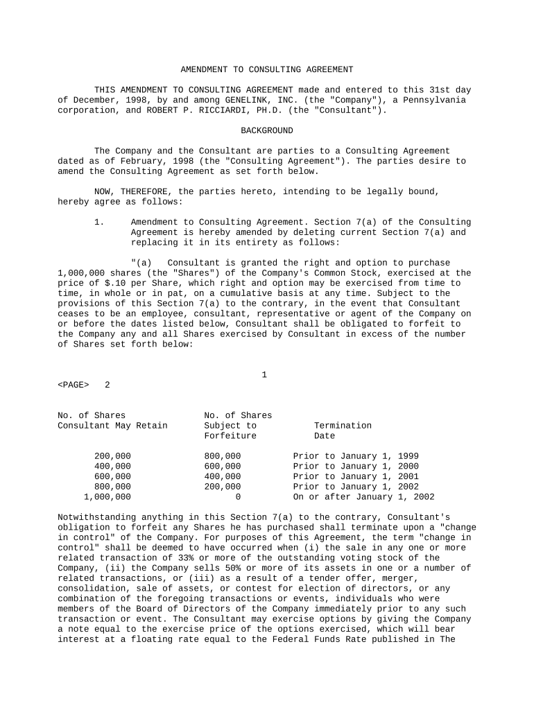 Sample Consulting Agreement Doc Template PdfFiller