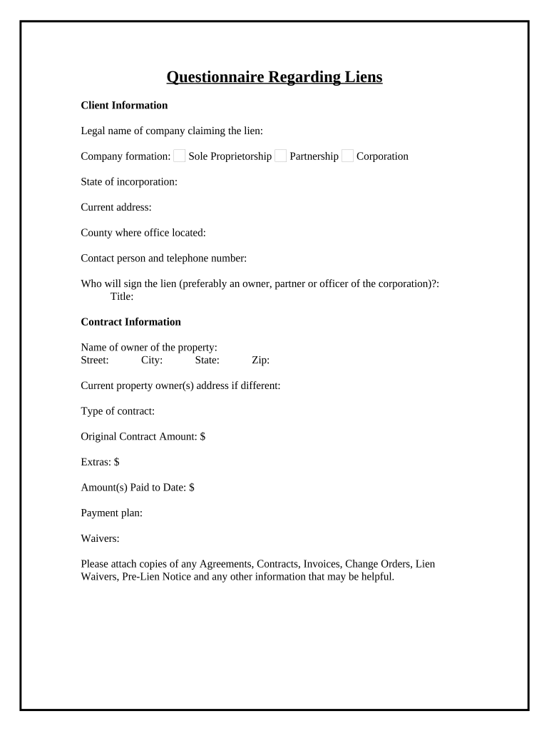 General lien: Fill out & sign online | DocHub