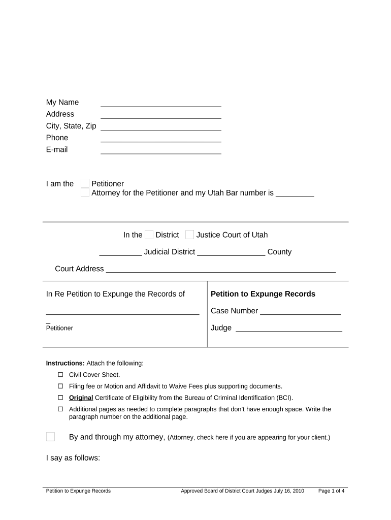 Utah records: Fill out & sign online | DocHub