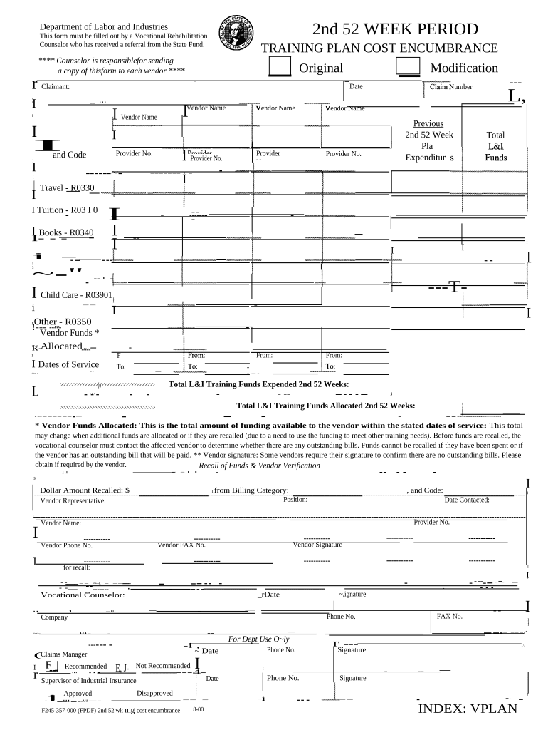 2nd 52 Weeks Training - Washington Doc Template | pdfFiller