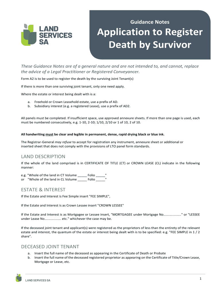 Fillable Online Signing death certificates and cremation forms - The ...