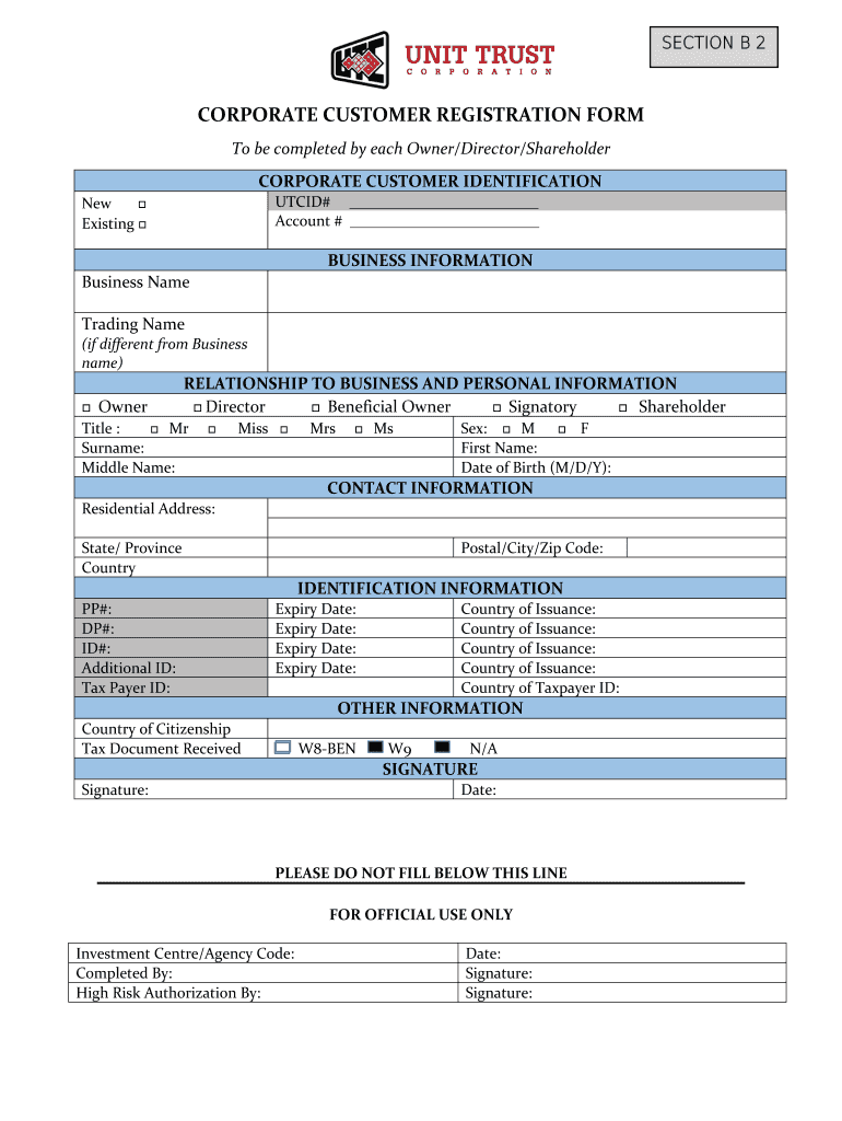 Fillable Online SECTION B 2 Fax Email Print - pdfFiller