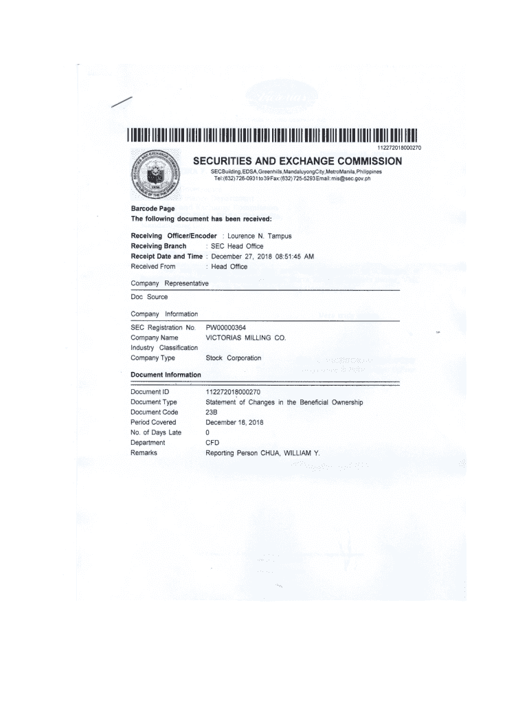 Fillable Online Cover Sheet for Registration - SEC Fax Email Print ...