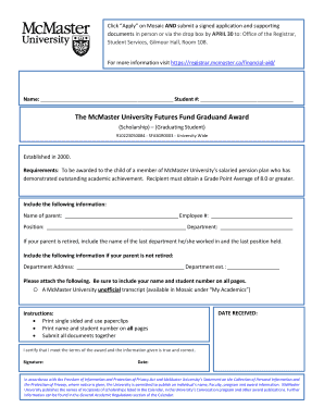 Fillable Online How to File for a Masters DegreeOffice of the Registrar ...