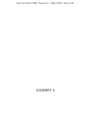 Fillable Online exhibit a - AWS Fax Email Print - pdfFiller