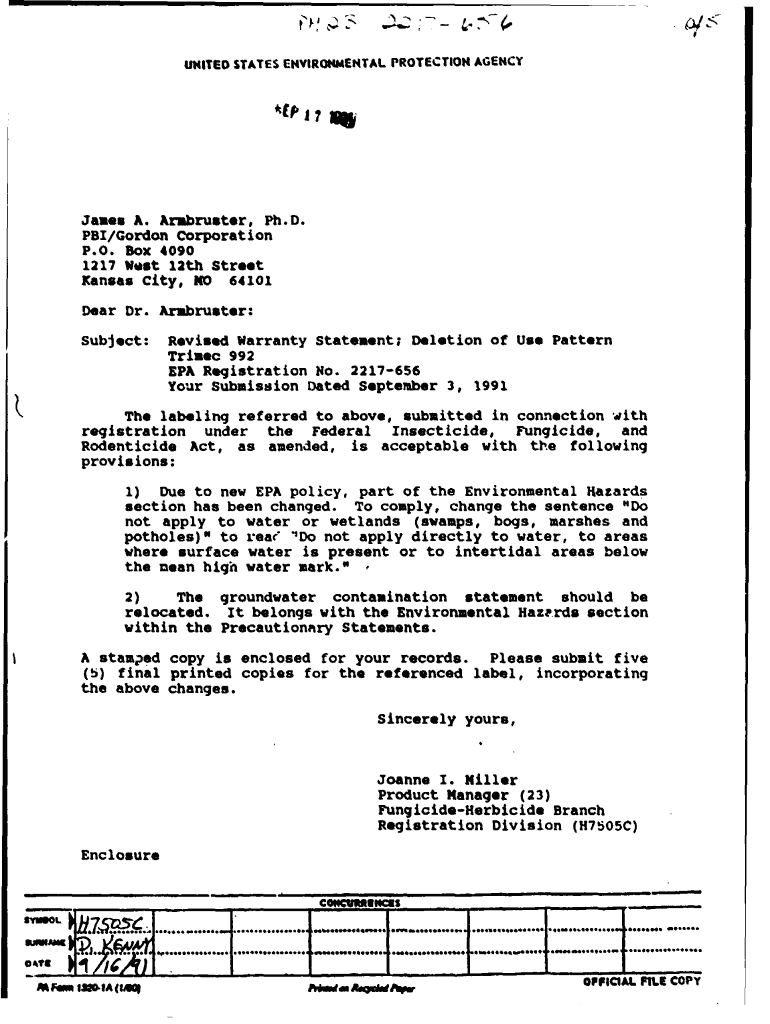 Fillable Online U.S. EPA, Pesticide Product Label, TRIMEC 992 BROADLEAF ...
