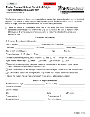 Fillable Online omplete the Inter District Student Transfer Request Form Fax Email Print - pdfFiller