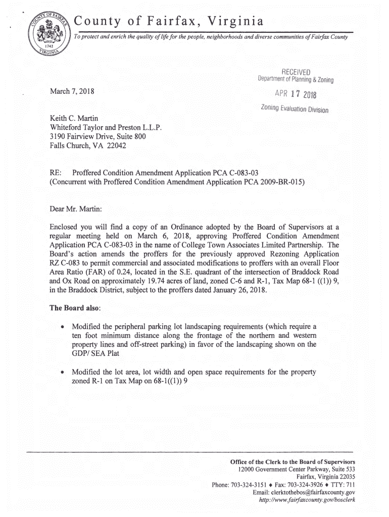 Fillable Online Department ot Planning & Zoning Fax Email Print - pdfFiller