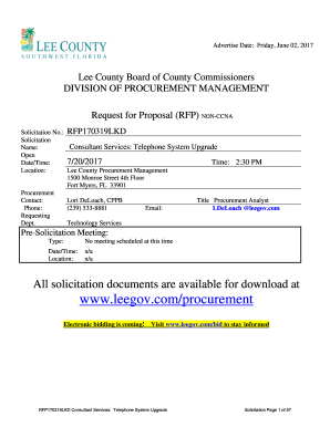 Fillable Online All solicitation documents are available for download ...