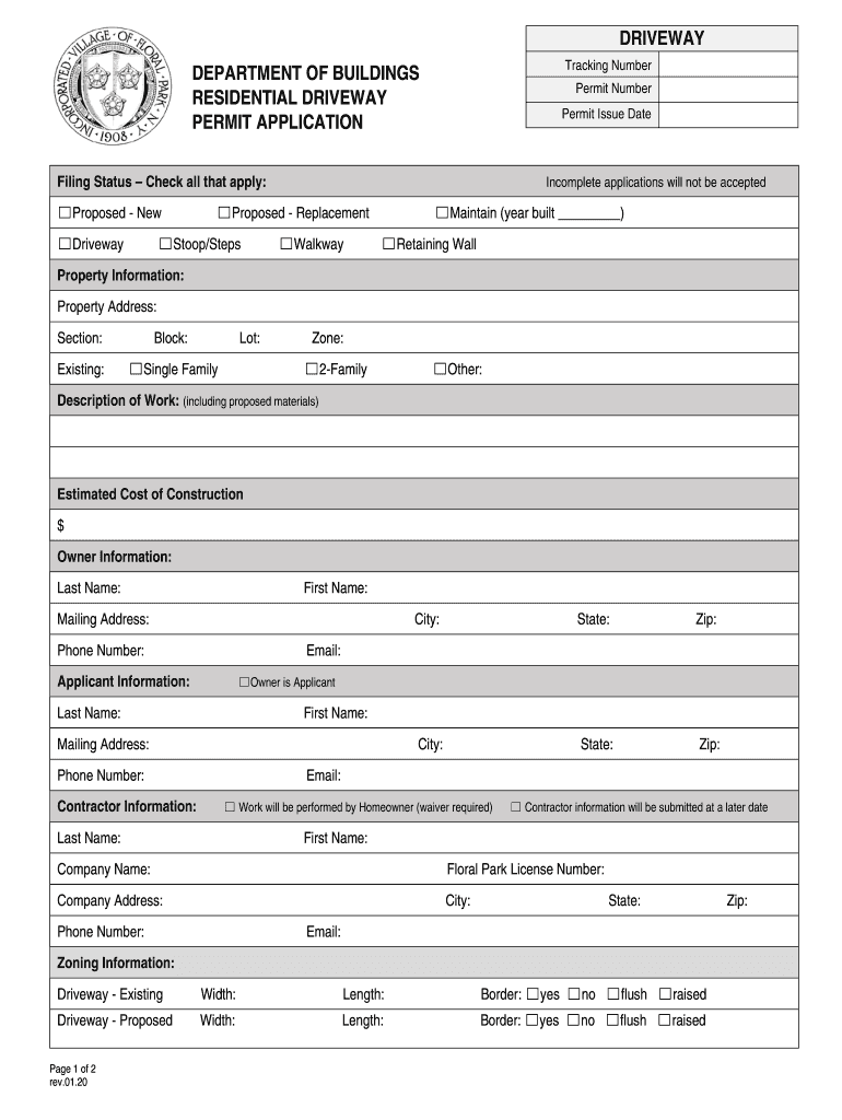 Fillable Online DPS - Driveway Permit Process - Department of ...