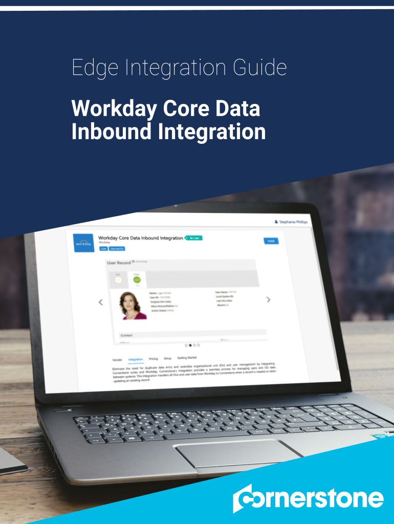 Fillable Online Edge Integration Guide Workday Core Data Inbound Integration Fax Email Print ...