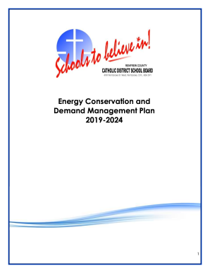 Fillable Online Corporate Energy Conservation and Demand Management Plan Fax Email Print - pdfFiller