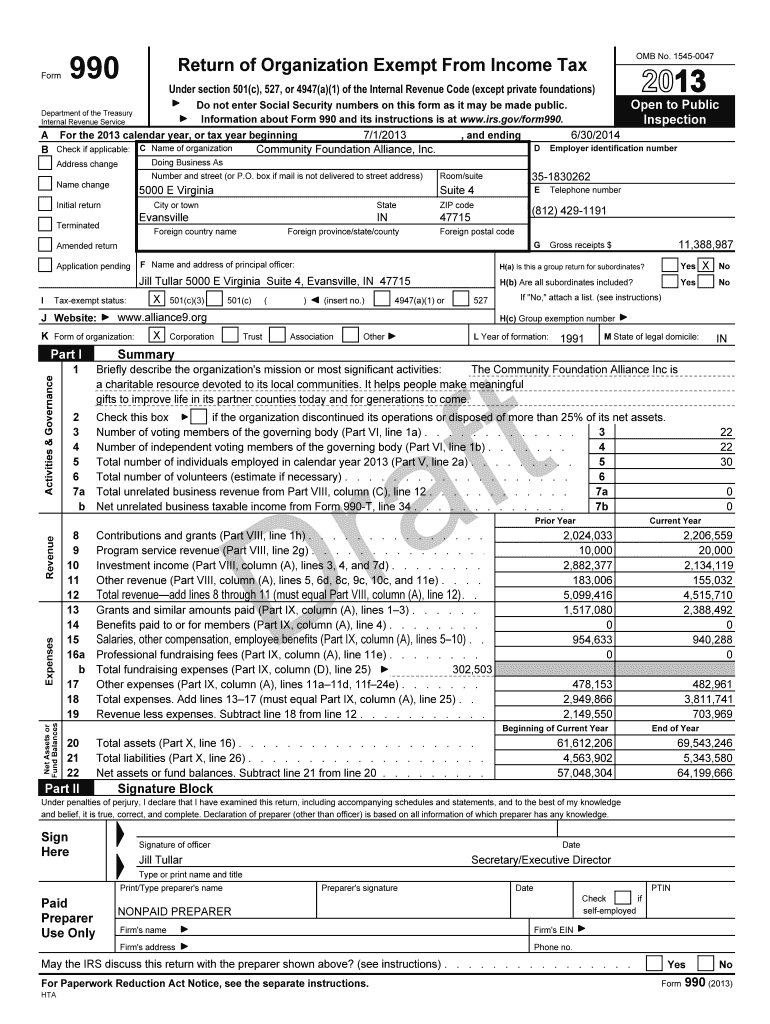 Fillable Online Fillable Online Under section 501(c), 527, or 4947(a)(1 ...