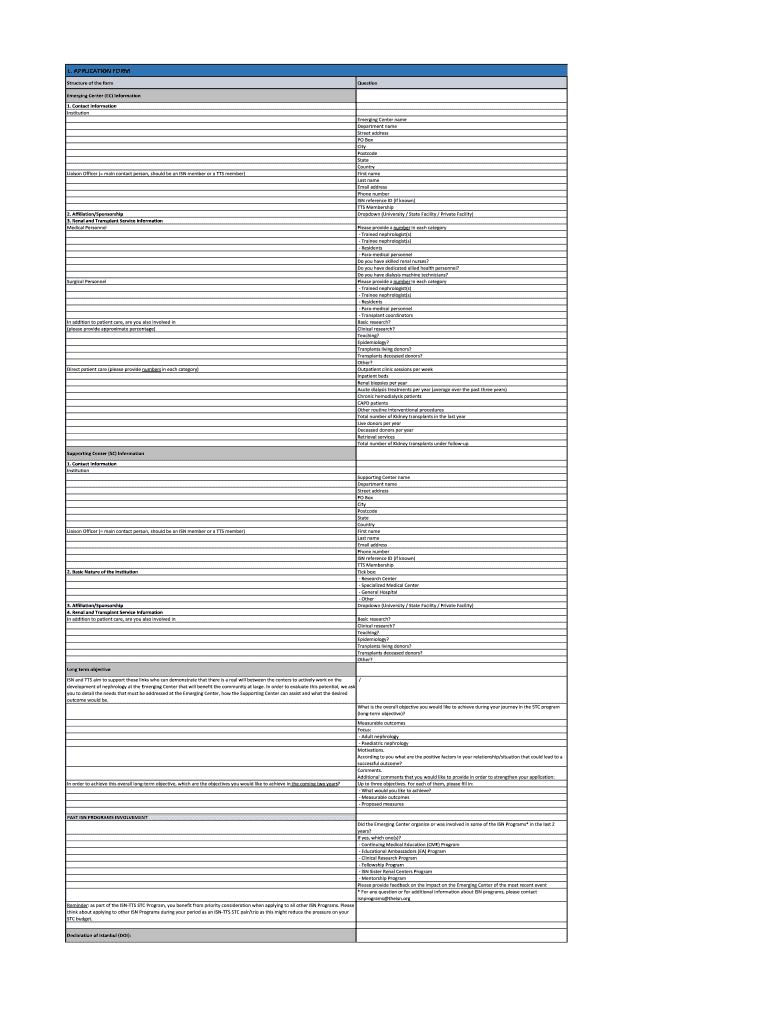 Fillable Online STC application form - FluidReview Fax Email Print ...