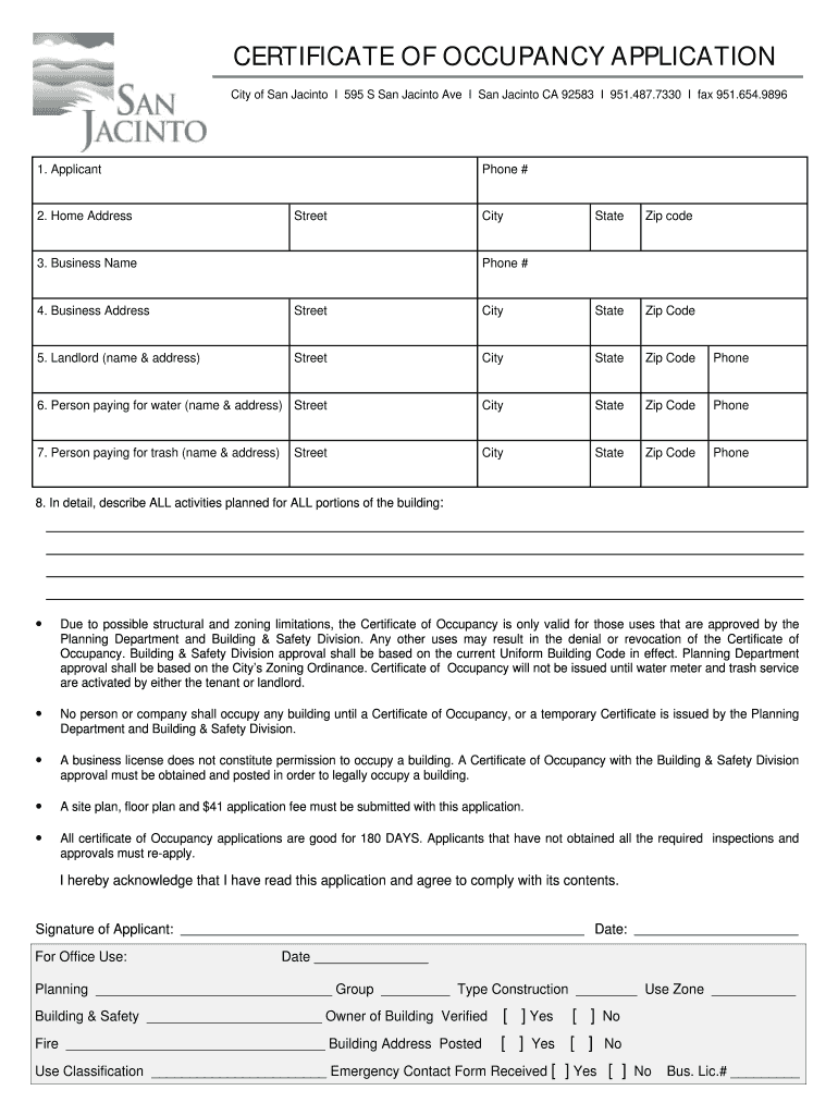 Fillable Online Commercial Business License Check List - City of San ...