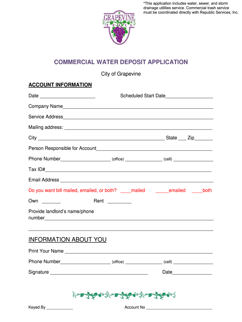 Fillable Online Commerical Application Fax Email Print - pdfFiller