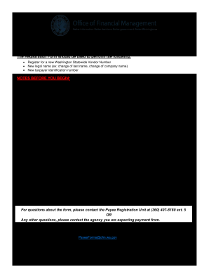Fillable Online INSTRUCTIONS FOR COMPLETING THE VENDOR/PAYEE ...