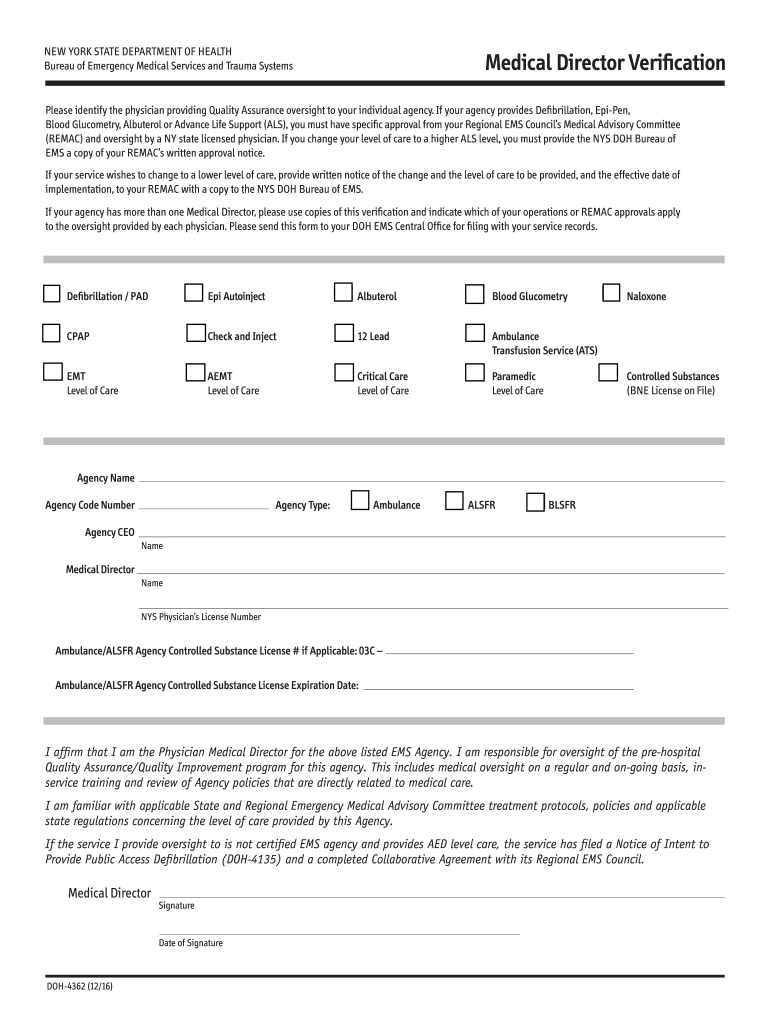 2016-2026 Form NY DOH-4362 Fill Online, Printable, Fillable, Blank - pdfFiller