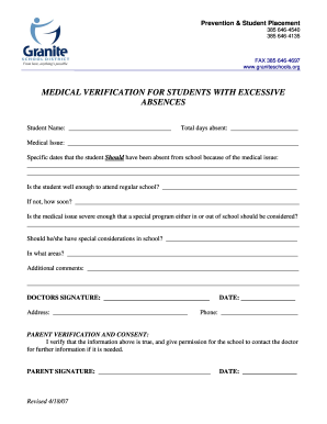 Fillable Online Medical Verification Form.docx Fax Email Print - pdfFiller