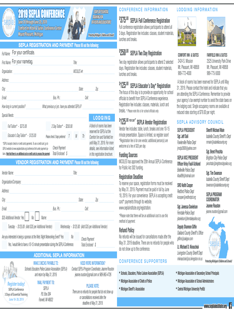 Fillable Online Village of Fowlerville Police department Fax Email ...