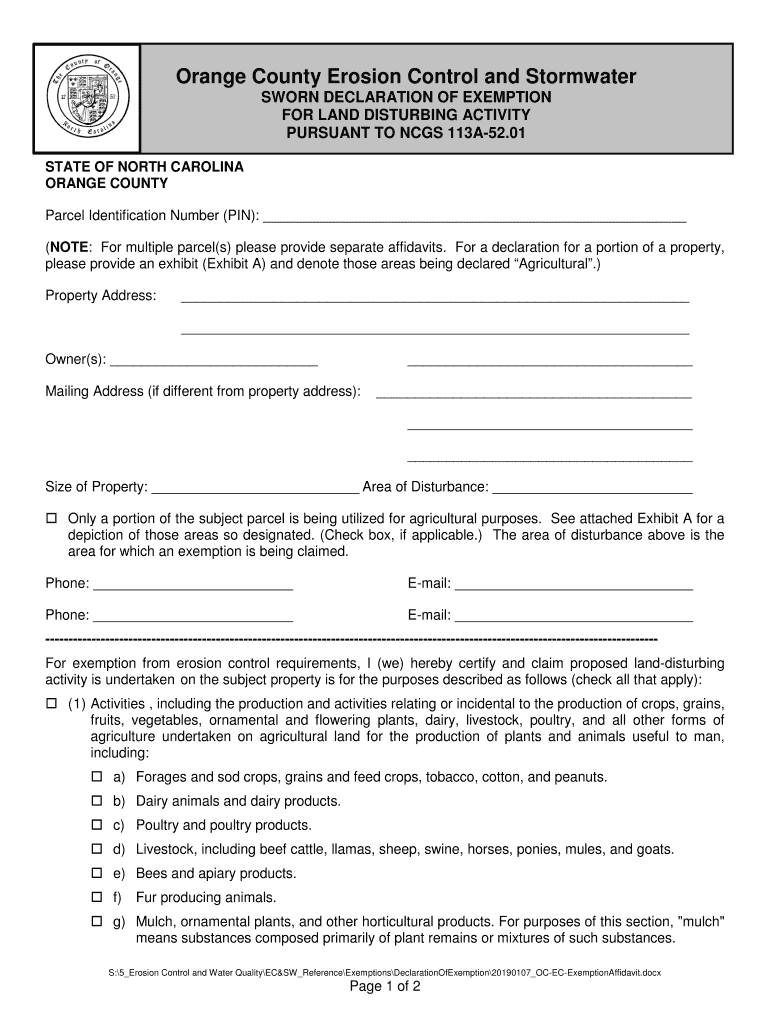 Fillable Online Erosion Control and Stormwater Requirements For Land ...