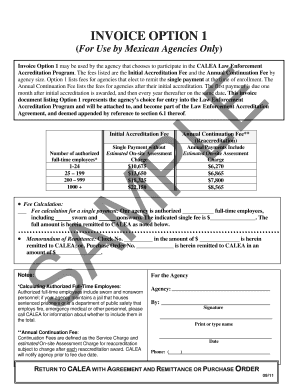 Fillable Online INVOICE OPTION 1, OPTION 2, OPTION 3 Fax Email Print ...