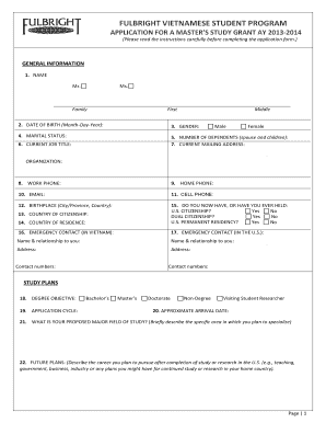 Fillable Online photos state 2004-2005 Application for the Fulbright ...