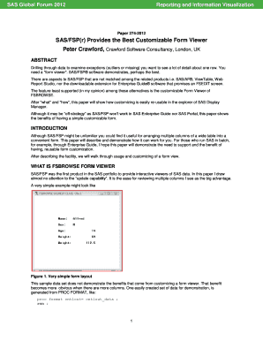 Fillable Online 274-2012: SAS/FSP Provides the Best Customizable Form ...